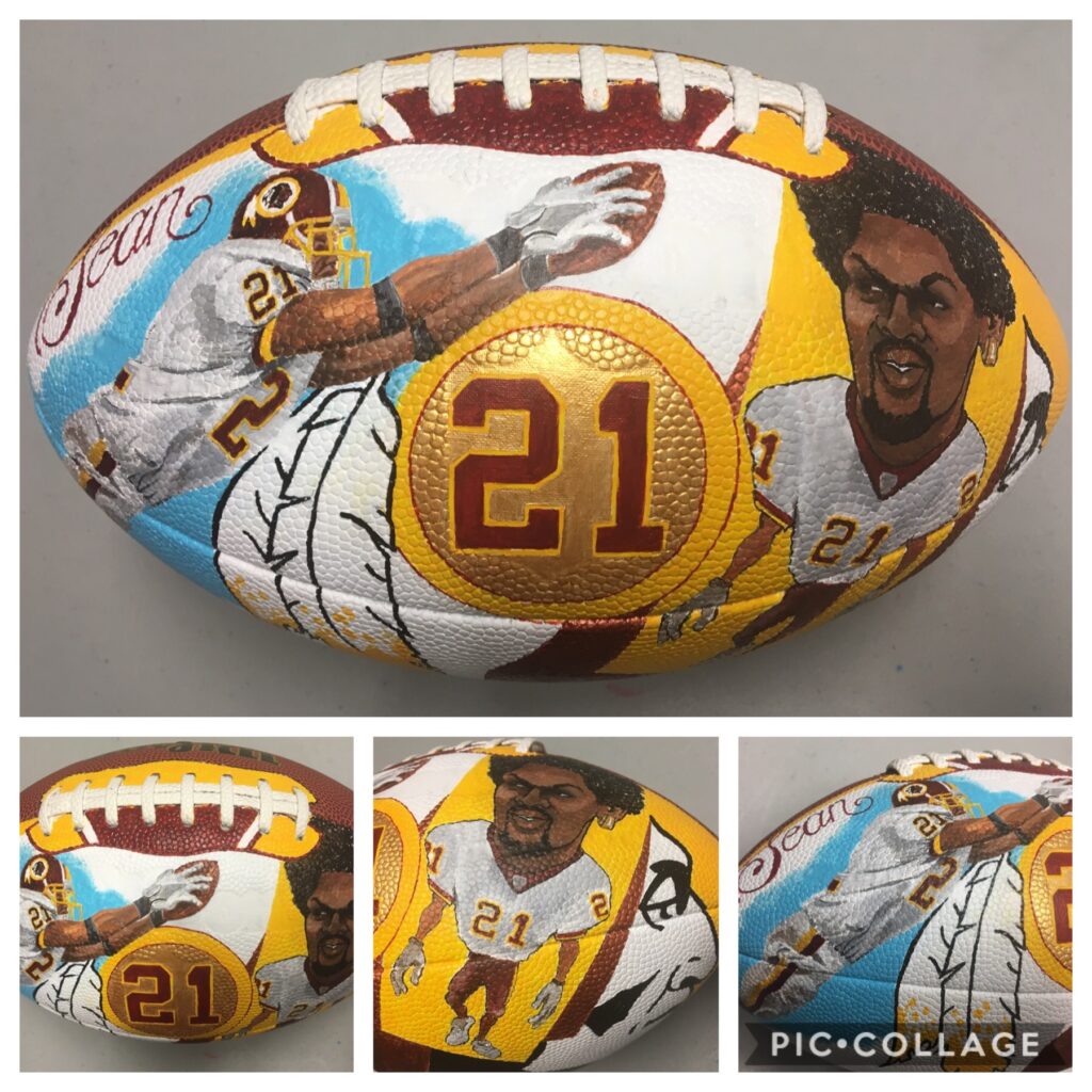 Hand Painted Footballs – Paul Nichols Art
